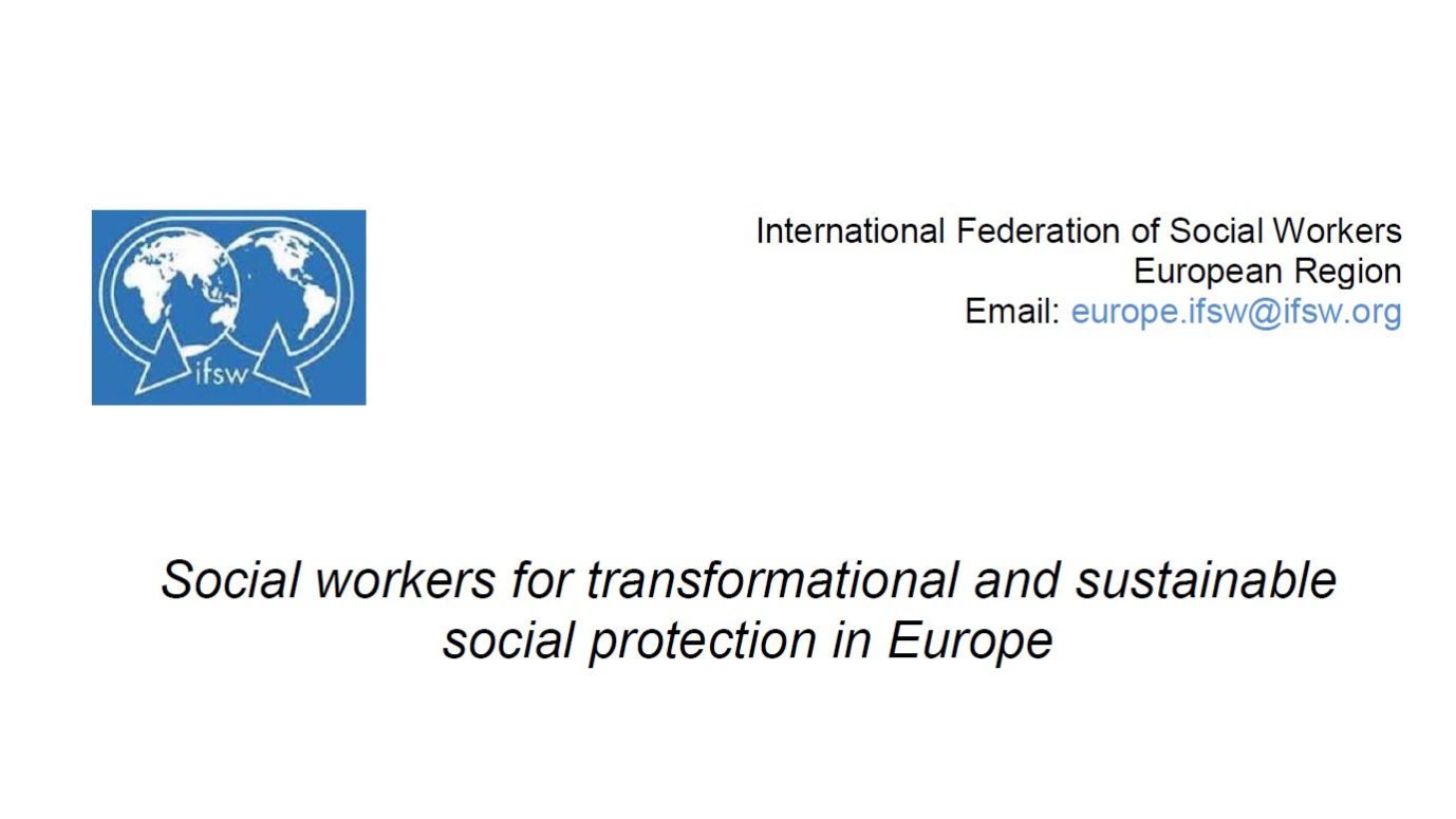 IFSW Europe statement Social workers for transformational and ...